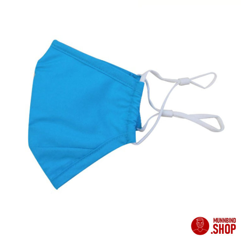 Munnbind for barn – lyseblå – Munnbind Shop