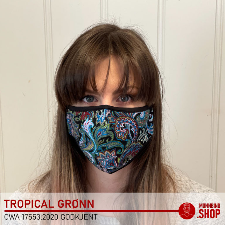 Vaskbart munnbind – Tropical – Munnbind Shop